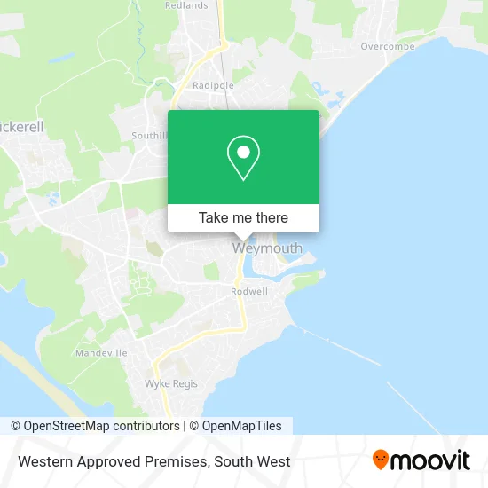 How to Get to Western Approved Premises in Weymouth by Bus or Train?