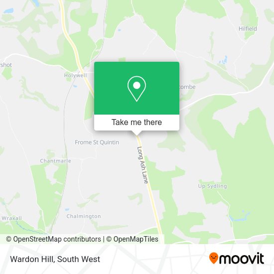 How to Get to Wardon Hill in Frome St. Quintin by Bus or Train?