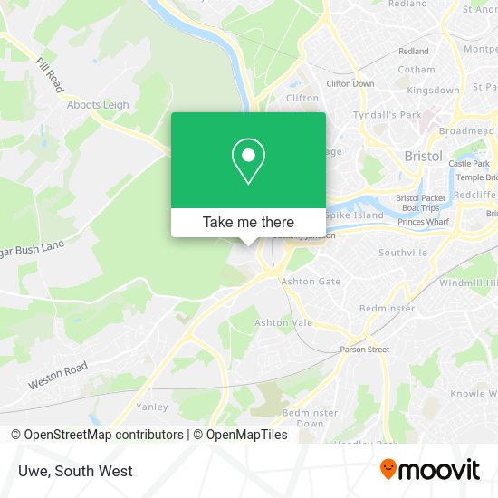 How to Get to Uwe in Bristol by Bus or Train?