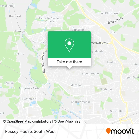 How to Get to Fessey House in Haydon Wick by Bus?