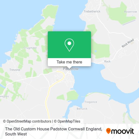 How to get to The Old Custom House Padstow Cornwall England by bus or ...