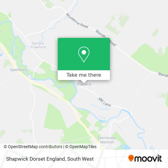 How to get to Shapwick Dorset England in East Dorset by bus?