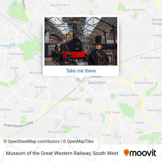 How to get to Museum of the Great Western Railway in Central Swindon ...