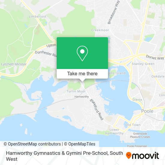 How to get to Hamworthy Gymnastics & Gymini Pre-School in Poole by bus ...