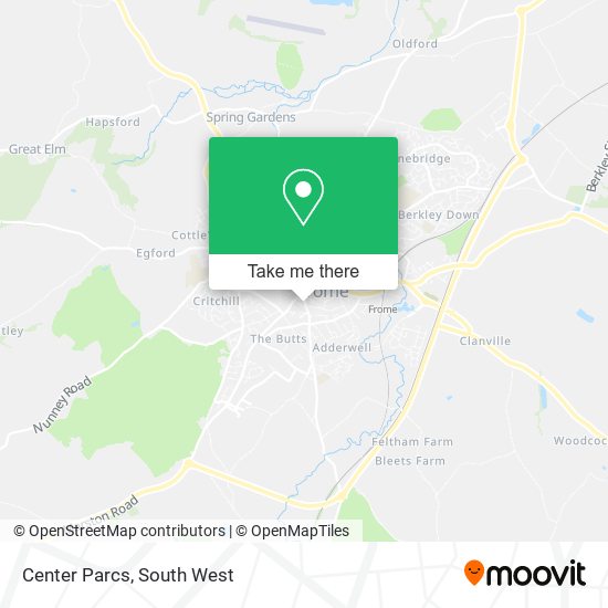 How to get to Center Parcs in Mendip by Bus or Train?