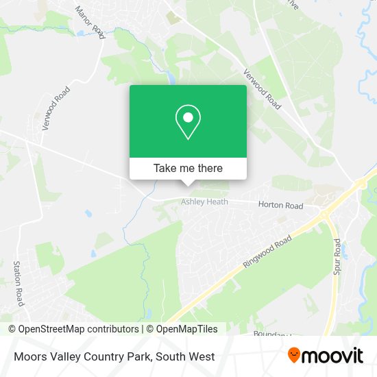 How to get to Moors Valley Country Park in East Dorset by Bus or Train?