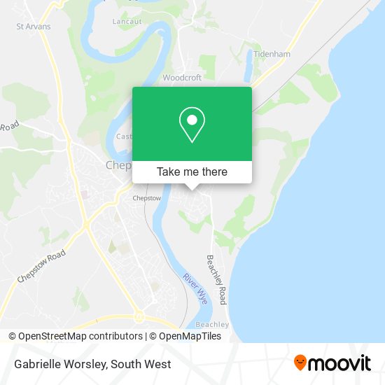 How to get to Gabrielle Worsley in South West by Train or Bus?
