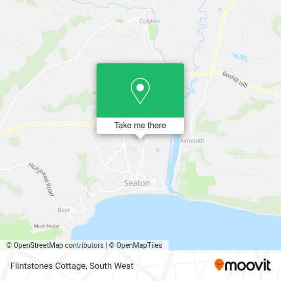 How to get to Flintstones Cottage in East Devon by Bus or Train?