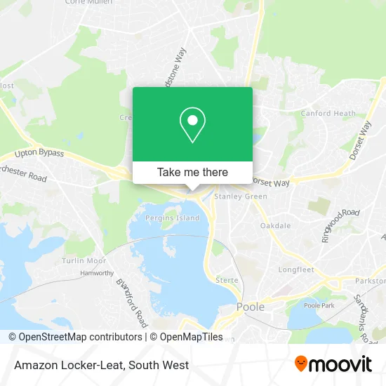 How to Get to Amazon Locker-Leat in Bournemouth by Bus or Train?