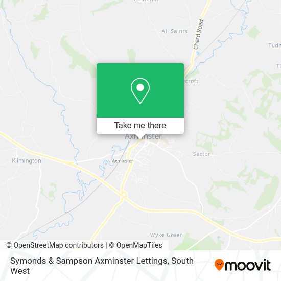 How to get to Symonds & Sampson Axminster Lettings in East Devon by ...