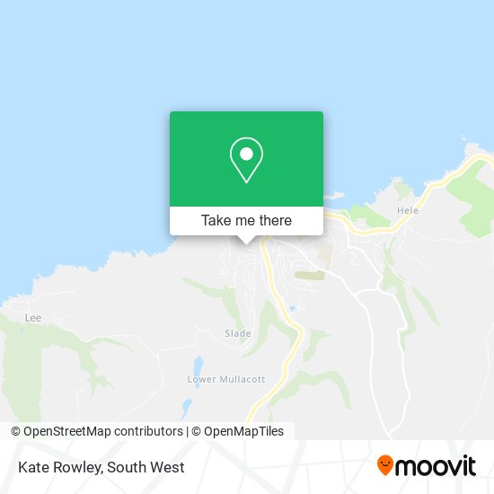 How to get to Kate Rowley in North Devon by bus or train?