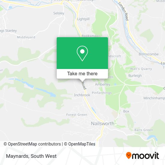 How to get to Maynards in Stroud by bus?
