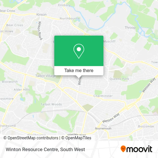 How to Get to Winton Resource Centre in Bournemouth by Bus or Train?