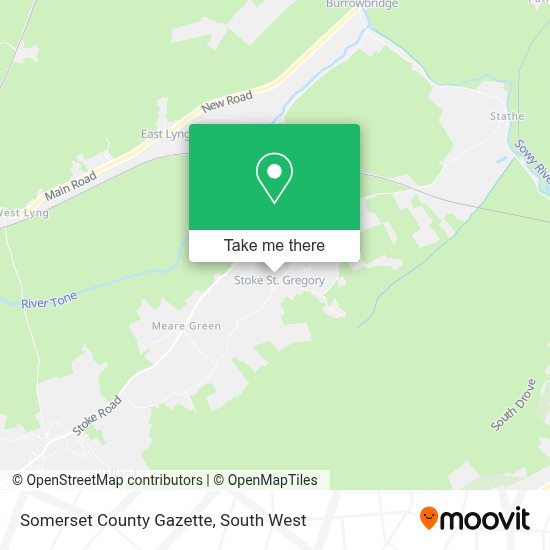 How to get to Somerset County Gazette in Taunton Deane by bus?
