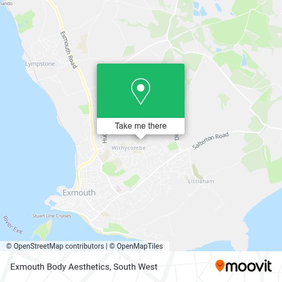 How to get to Exmouth Body Aesthetics by bus or train?
