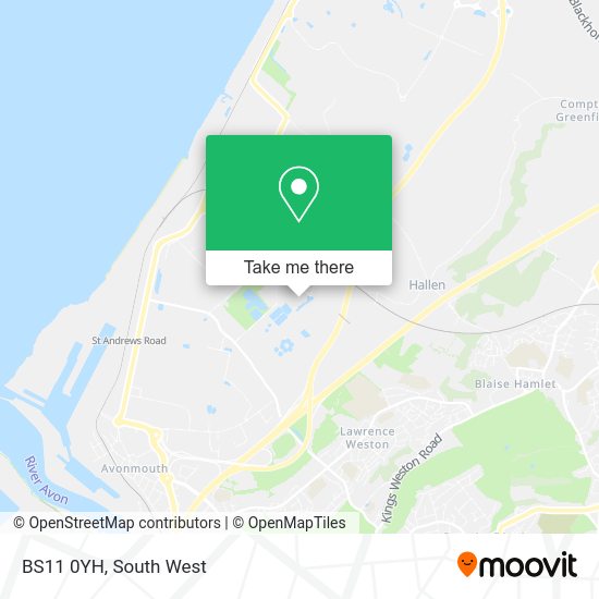 How to Get to BS11 0YH in Bristol by Bus or Train?