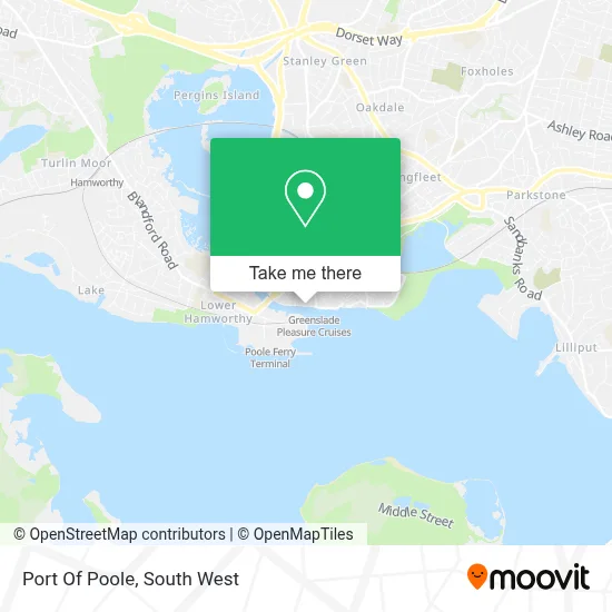How to Get to Port Of Poole in Bournemouth by Bus or Train?