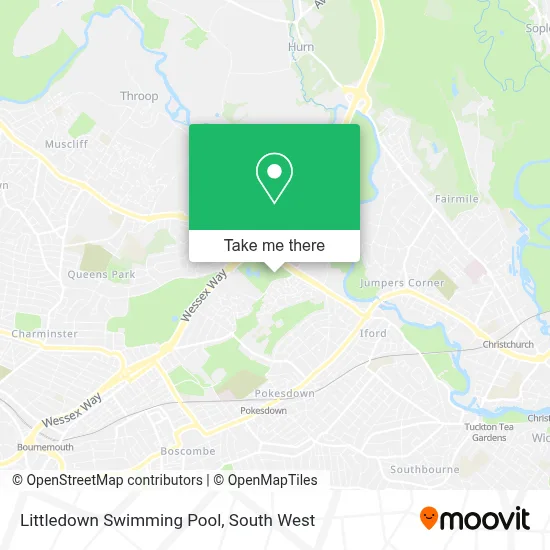 How to Get to Littledown Swimming Pool in Bournemouth by Bus, Train or ...