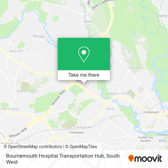 How to Get to Bournemouth Hospital Transportation Hub by Bus, Train or ...