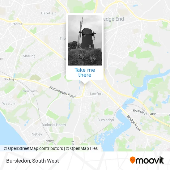 How to Get to Bursledon in Eastleigh by Bus, Train or Ferry?