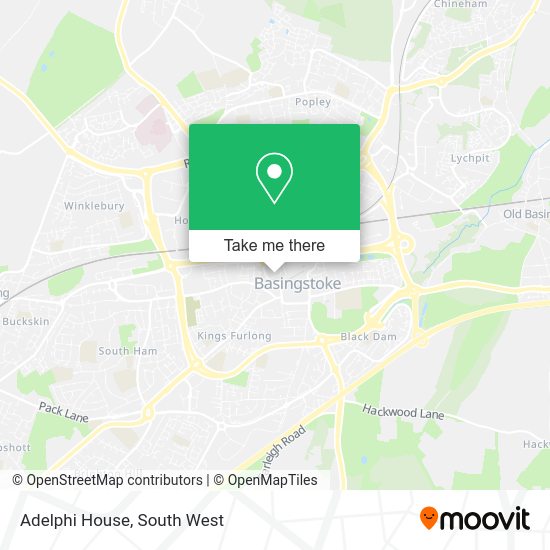 How to Get to Adelphi House in Basingstoke And Deane by Train?