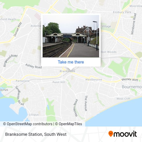 How to Get to Branksome Station in Bournemouth by Bus or Train?