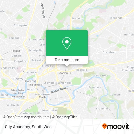 How to Get to City Academy in Bristol by Bus or Train?