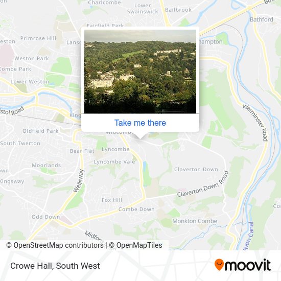 How to Get to Crowe Hall in Bath by Bus or Train?