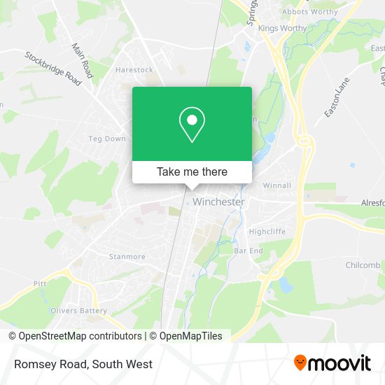 How to Get to Romsey Road in Winchester by Bus or Train?