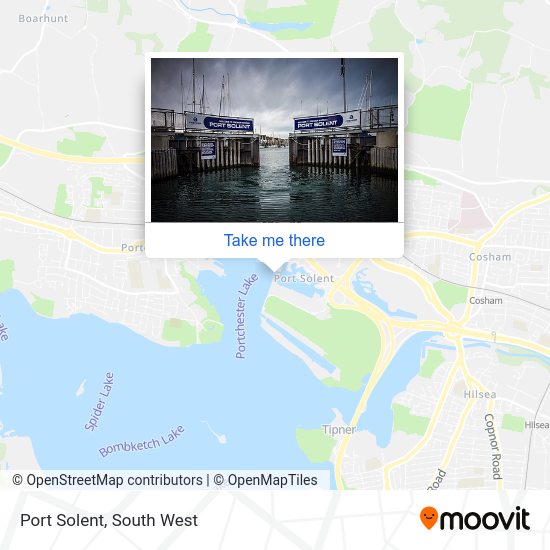 How to Get to Port Solent in Portsmouth by Bus, Train or Ferry?