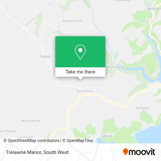 How to Get to Trelawne Manor in Pelynt by Bus or Train?
