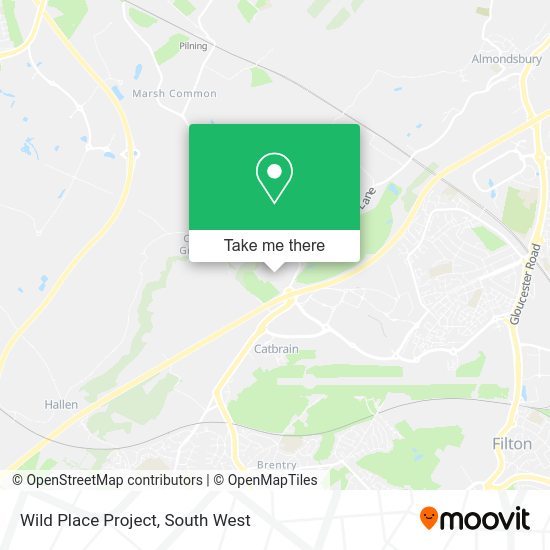 How to Get to Wild Place Project in Almondsbury by Bus?