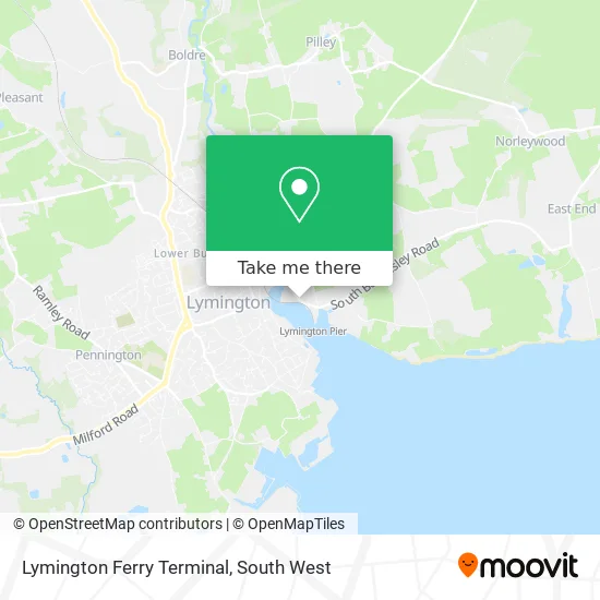 How to Get to Lymington Ferry Terminal in New Forest by Bus?