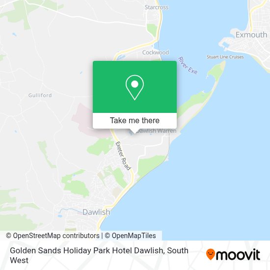 How to Get to Golden Sands Holiday Park Hotel Dawlish by Bus or Train?