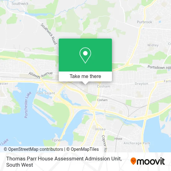 How to Get to Thomas Parr House Assessment Admission Unit in Portsmouth ...