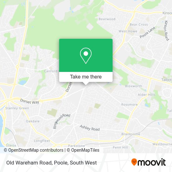 How to Get to Old Wareham Road, Poole in Bournemouth by Bus or Train?