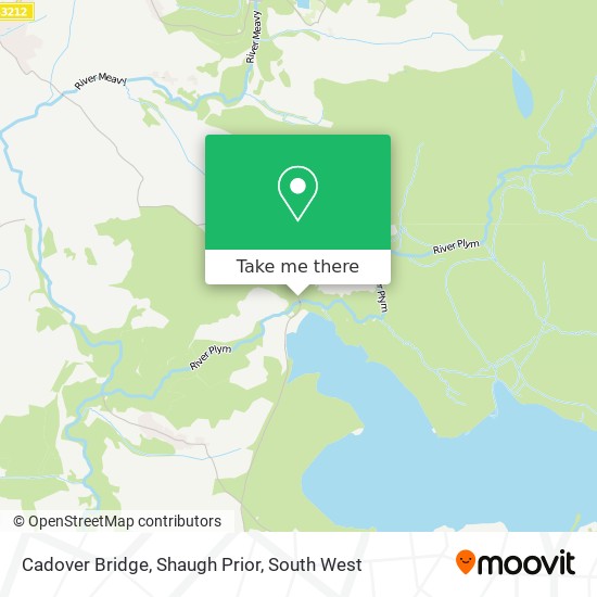 How to Get to Cadover Bridge, Shaugh Prior in West Devon by Bus or Train?