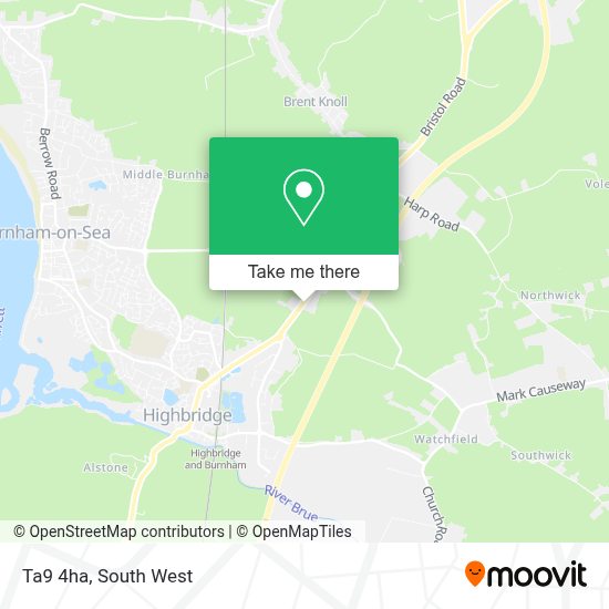 How to get to Ta9 4ha in Sedgemoor by bus or train?
