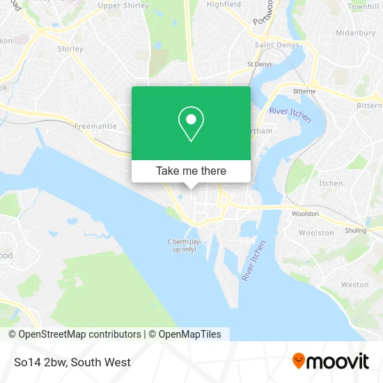 How to get to So14 2bw with public transport?