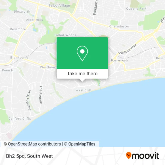How to Get to Bh2 5pq in Bournemouth by Bus or Train?