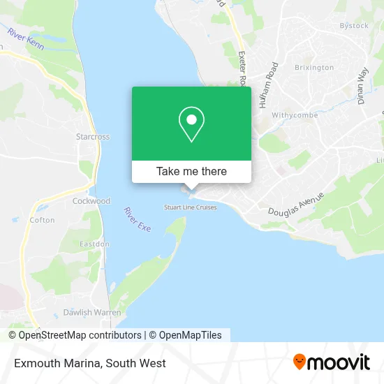 How to Get to Exmouth Marina by Bus or Train?