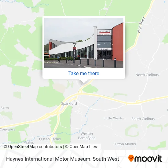 How to Get to Haynes International Motor Museum in Sparkford by Bus?