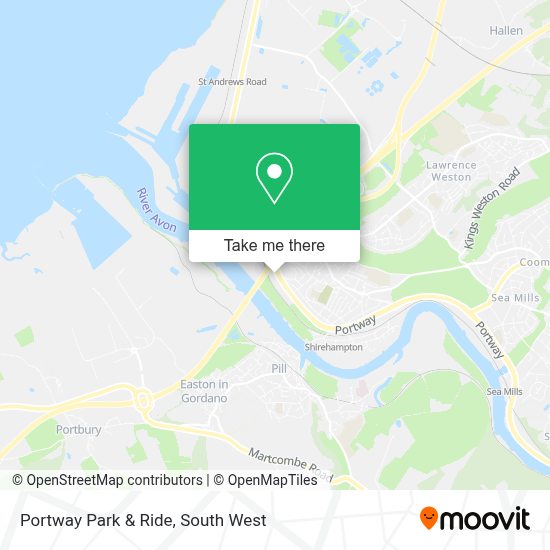 How to Get to Portway Park & Ride in Bristol by Bus or Train?