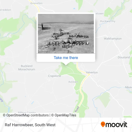 How to Get to Raf Harrowbeer in Buckland Monachorum by Bus?