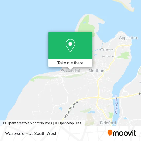 How to Get to Westward Ho! in Northam by Bus?