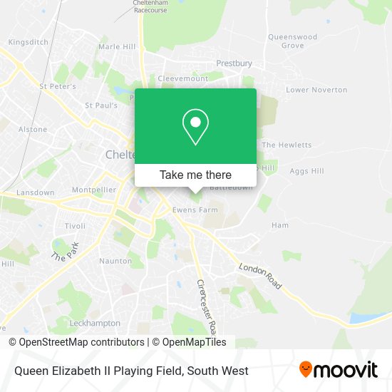 How to Get to Queen Elizabeth II Playing Field in Charlton Kings by Bus ...