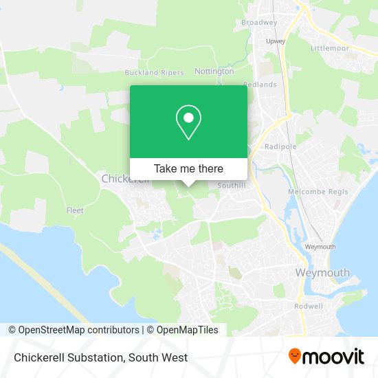 How to Get to Chickerell Substation by Bus or Train?