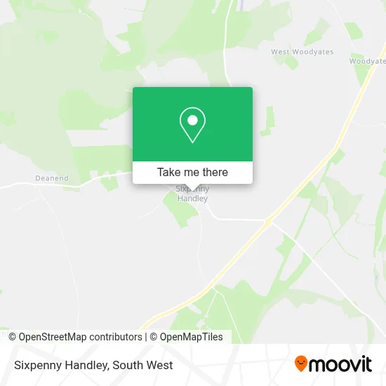 How to Get to Sixpenny Handley in Sixpenny Handley And Pentridge by Bus?