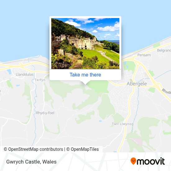 How to Get to Gwrych Castle in Conwy by Bus or Train?