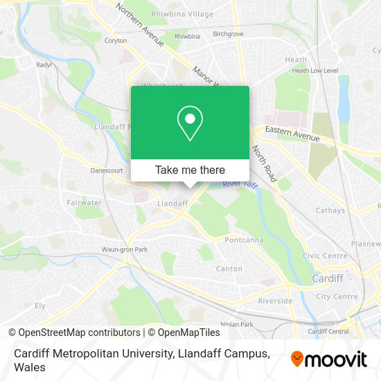 How to get to Cardiff Metropolitan University, Llandaff Campus by bus ...